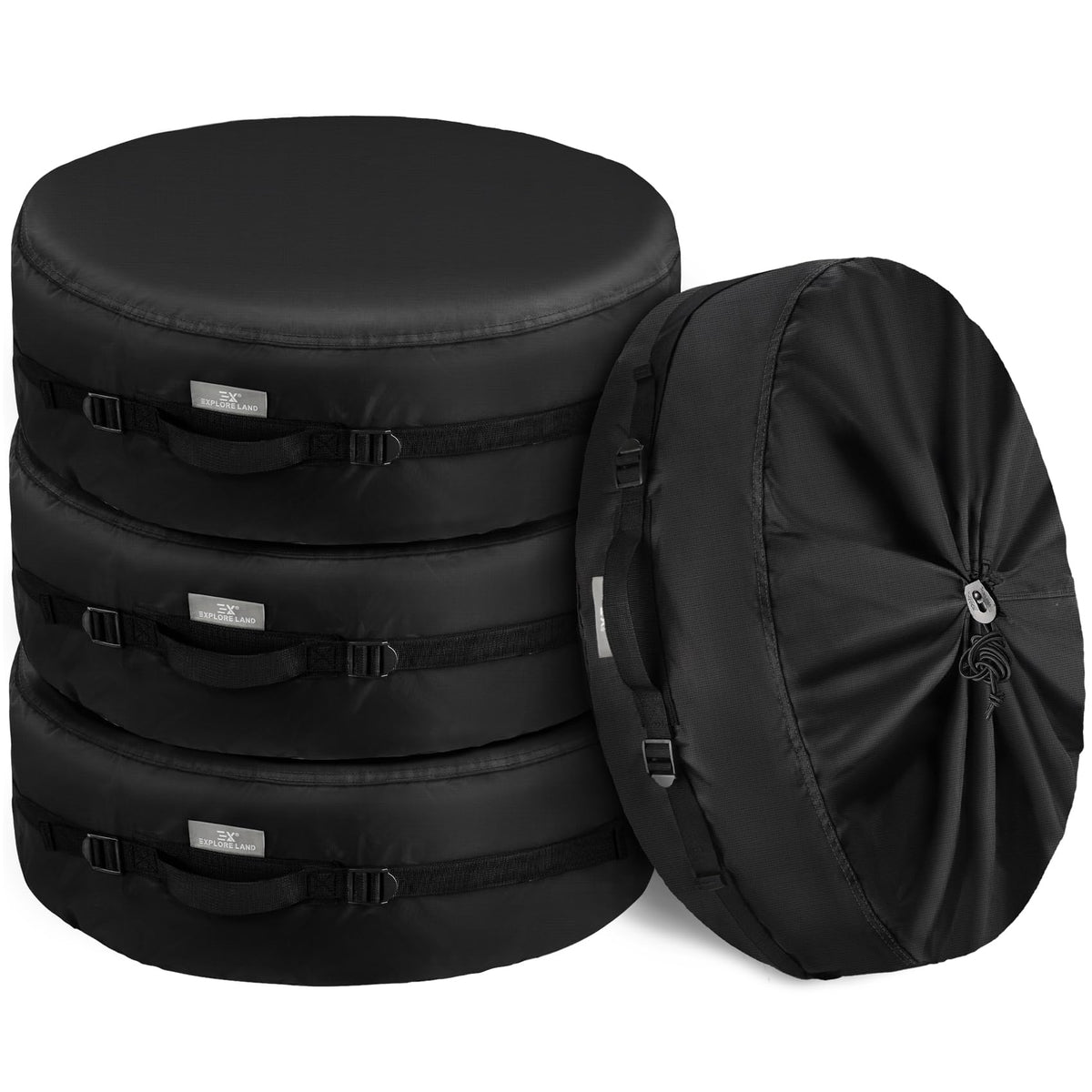 Explore Land Seasonal Tire Cover - Spare Tire Bag with Handle, Heavy D ...